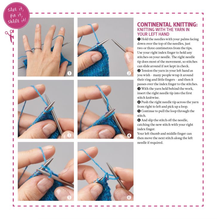 30 Pretty Photo of Continental Knitting Tutorial - topiccraft