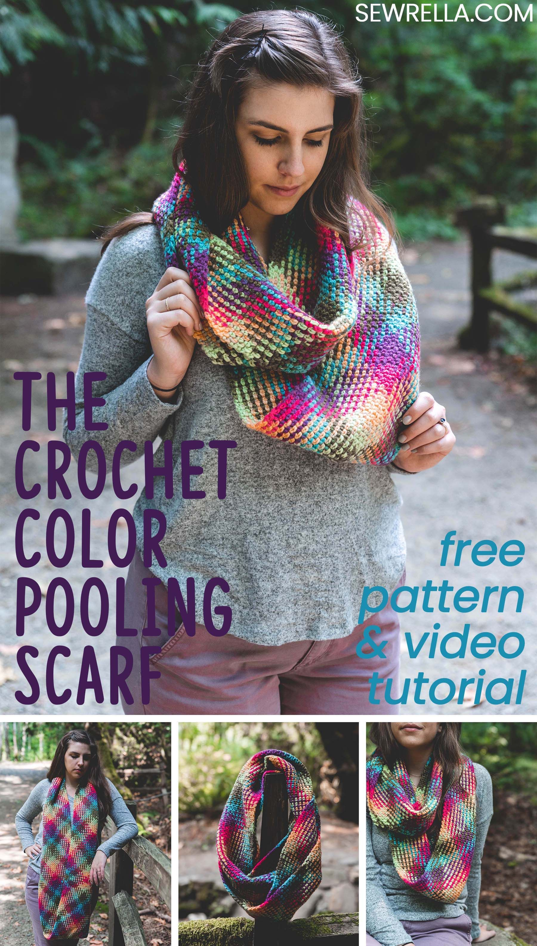 Crochet Pooling Free Pattern Crochet Color Pooling Scarf Community ...