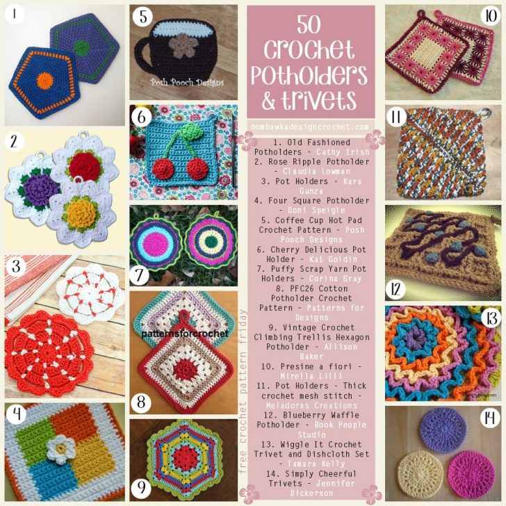 24 Inspired Image of Crochet Trivets Free Pattern - topiccraft